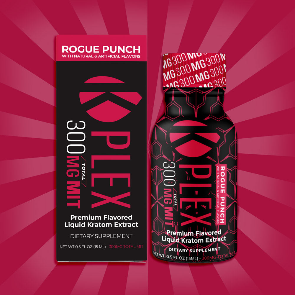 K-Plex Rogue Punch Kratom Extract Shots - 300mg